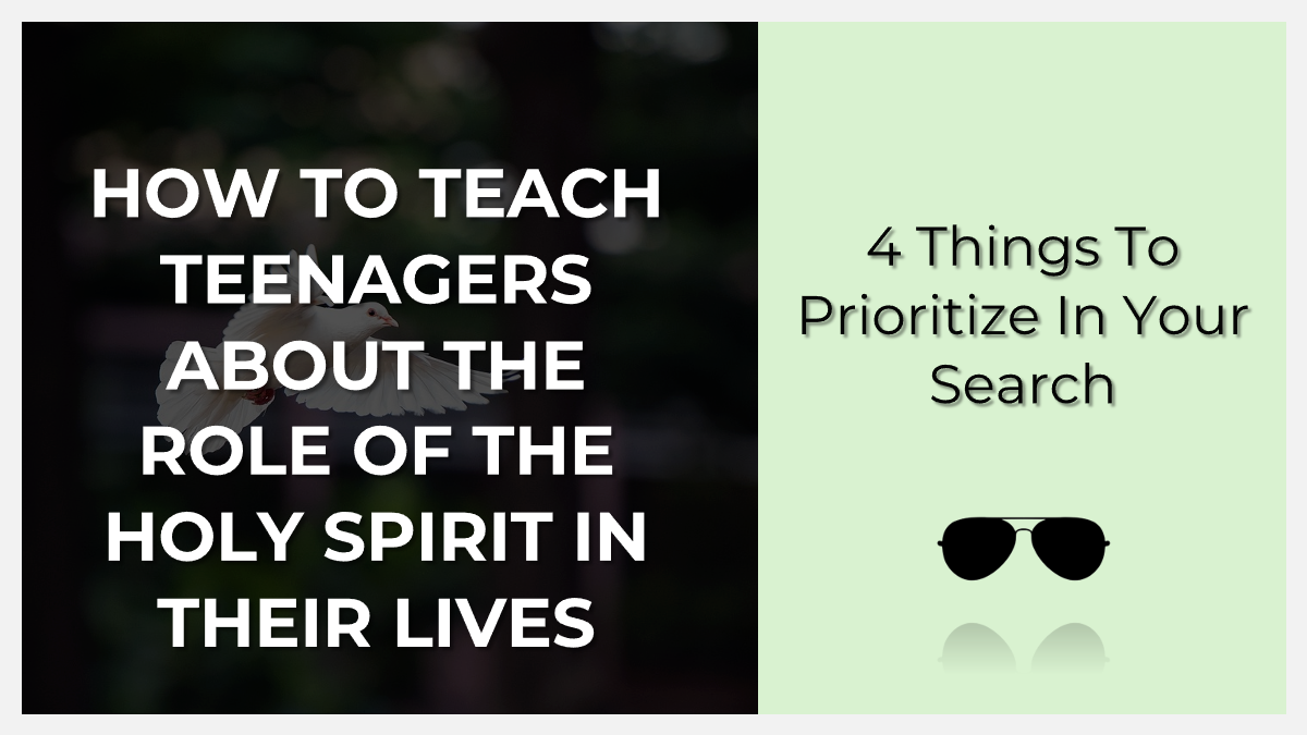 How To Teach Teenagers About The Holy Spirit | G Shades Youth Ministry ...